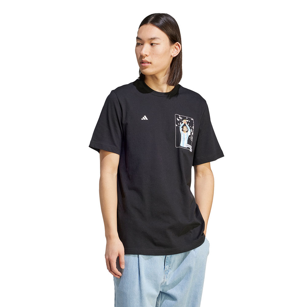 REMERA ADIDAS MESSI FÚTBOL ICON ESTAMPADA DE HOMBRE