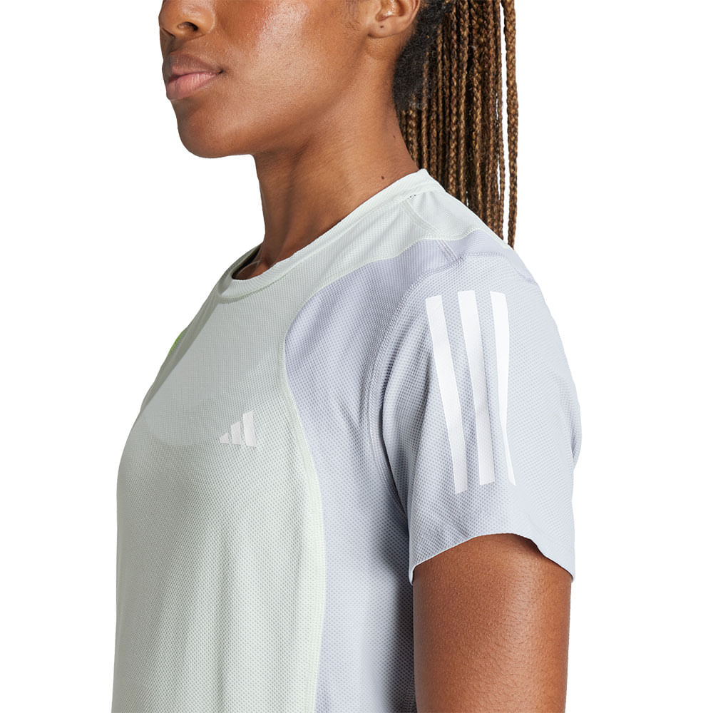 REMERA ADIDAS OWN THE RUN COLORBLOCK DE MUJER