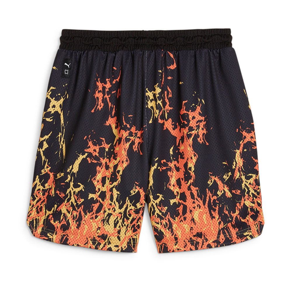 SHORT PUMA STRAIGHT FLAMES HOMBRE