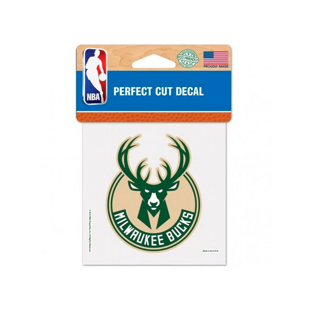 STICKERS WINCRAFT MILWAUKEE BUCKS PERFECT CUT - NBA Store Argentina