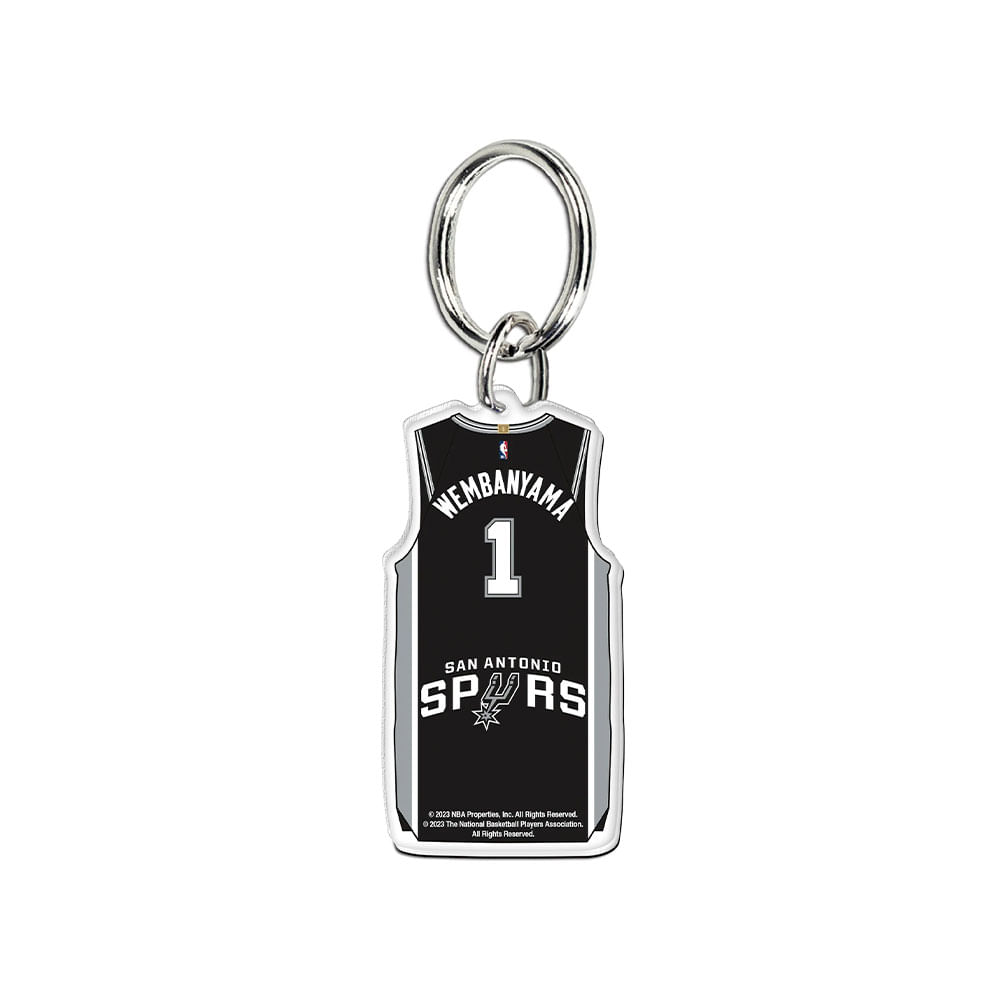 LLAVERO WINCRAFT SAN ANTONIO SPURS PREMIUM ACRYLIC KEY RING VICTOR ...