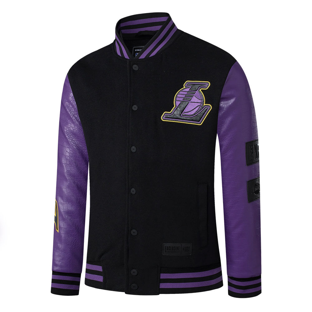 Campera NBA NBA SNAKE TEXTURE SLEEVES REGULAR FIT BOMBER LOS ANGELES ...