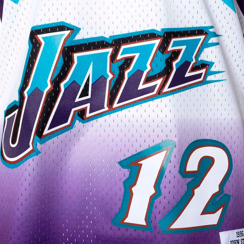 CAMISETA MITCHELL & NESS JOHN STOCKTON UTAH JAZZ 1996